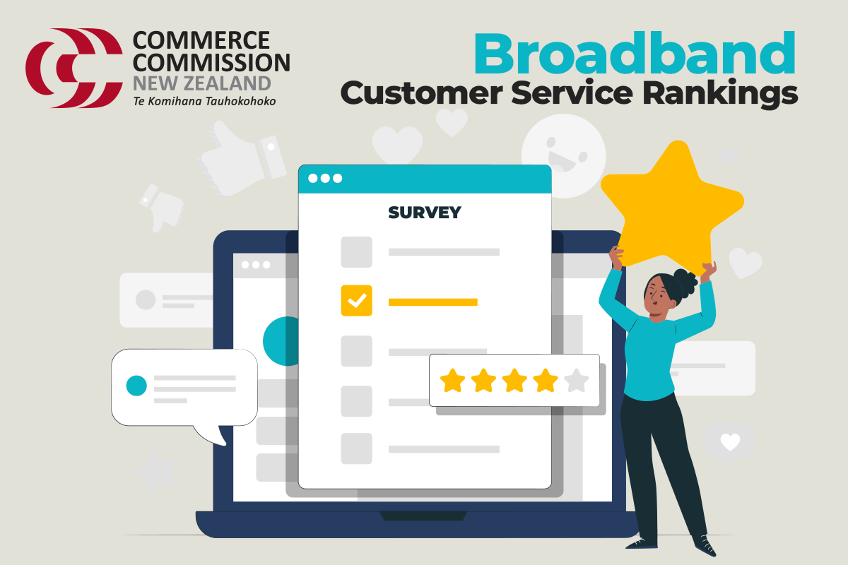 Commerce Commission Customer Service Rankings for Broadband | Broadband Compare